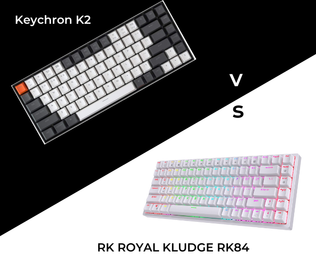 Which 75% Wireless Mechanical Keyboard is Better? RK84 vs Keychron K2 ...