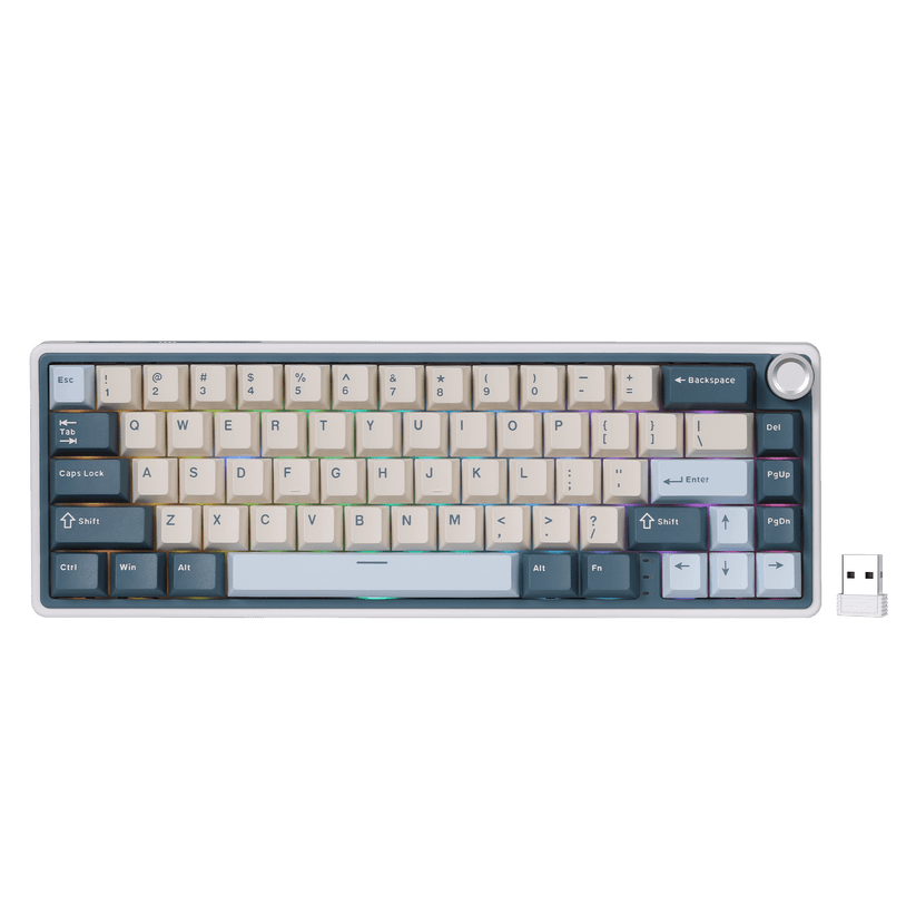 RK ROYAL KLUDGE R65 65% Wireless Gaming Keyboard Supports QMK/VIA – RK ...