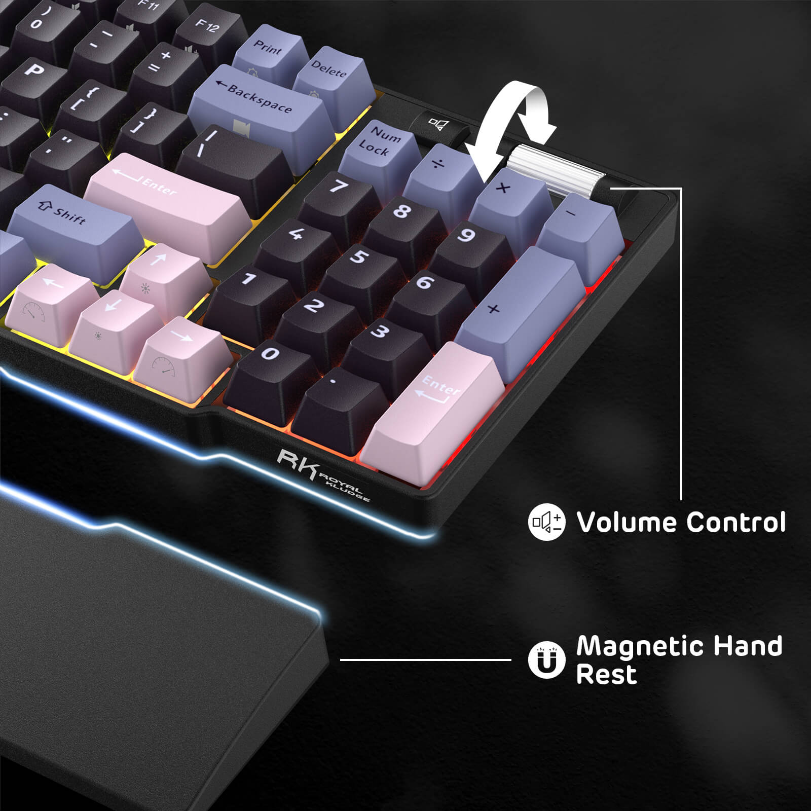 RK ROYAL KLUDGE RK96 Wireless Hot-Swappable RGB Keyboard – RKgaming