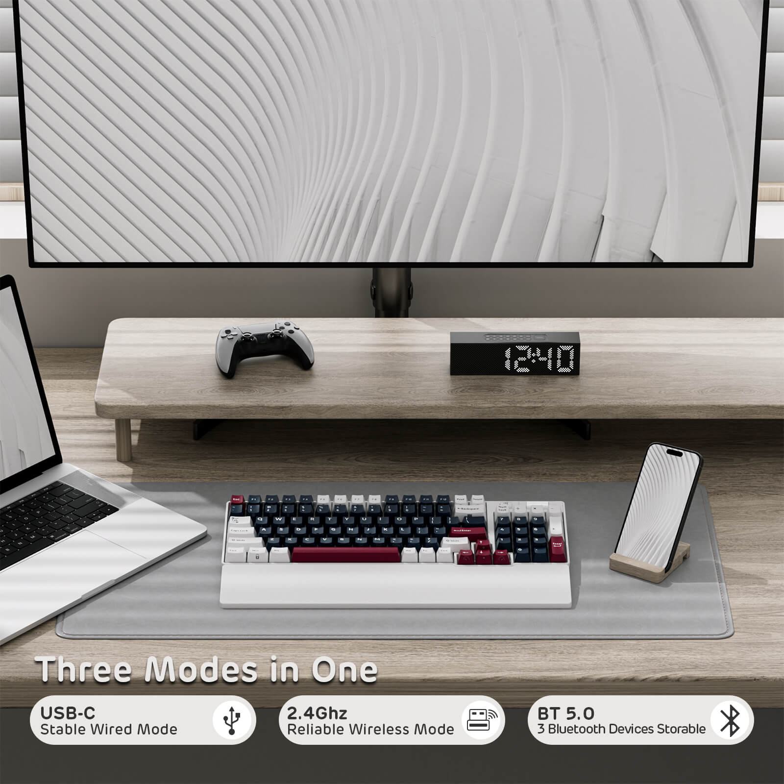 RK ROYAL KLUDGE RK96 Wireless Hot-Swappable RGB Keyboard – RKgaming