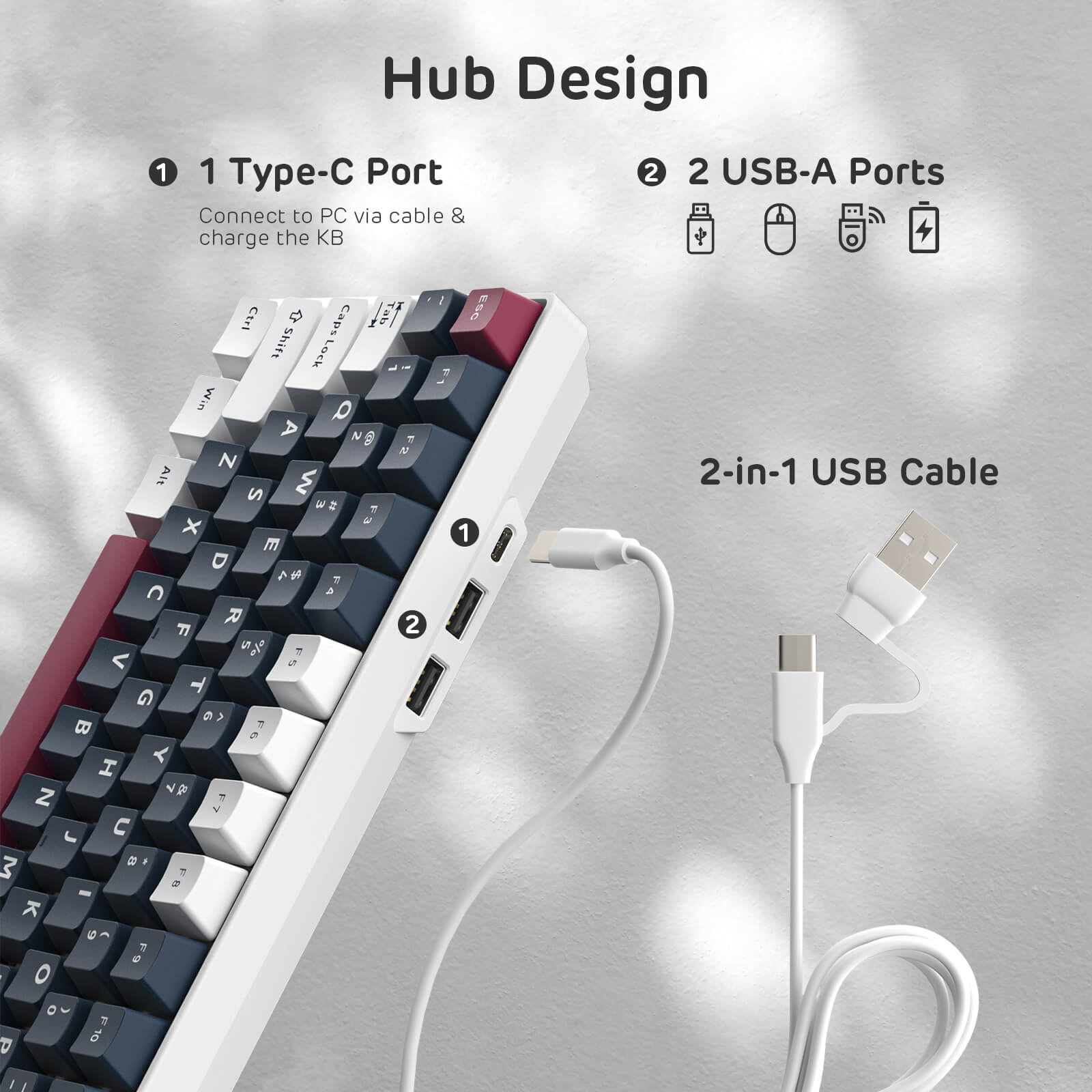 RK ROYAL KLUDGE RK96 Wireless Hot-Swappable RGB Keyboard – RKgaming