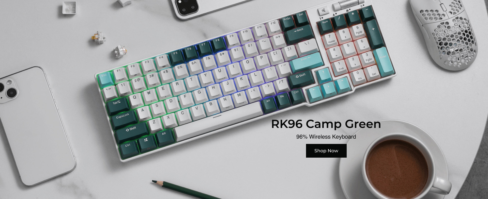 PC Gaming Gear | Wireless Mechanical Gaming Keyboard | RK ROYAL KLUDGE ...