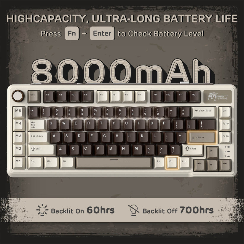 RK ROYAL KLUDGE L75 Wireless Hot-Swappable RGB Keyboard – RKgaming