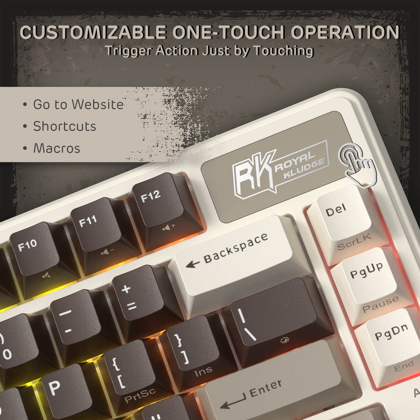 RK ROYAL KLUDGE L75 Wireless Hot-Swappable RGB Keyboard – RKgaming