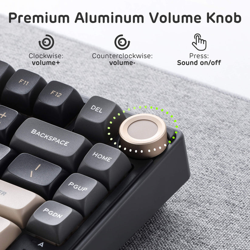 RK ROYAL KLUDGE R75 75% Wired Gaming Keyboard Supports QMK/VIA – RK ...