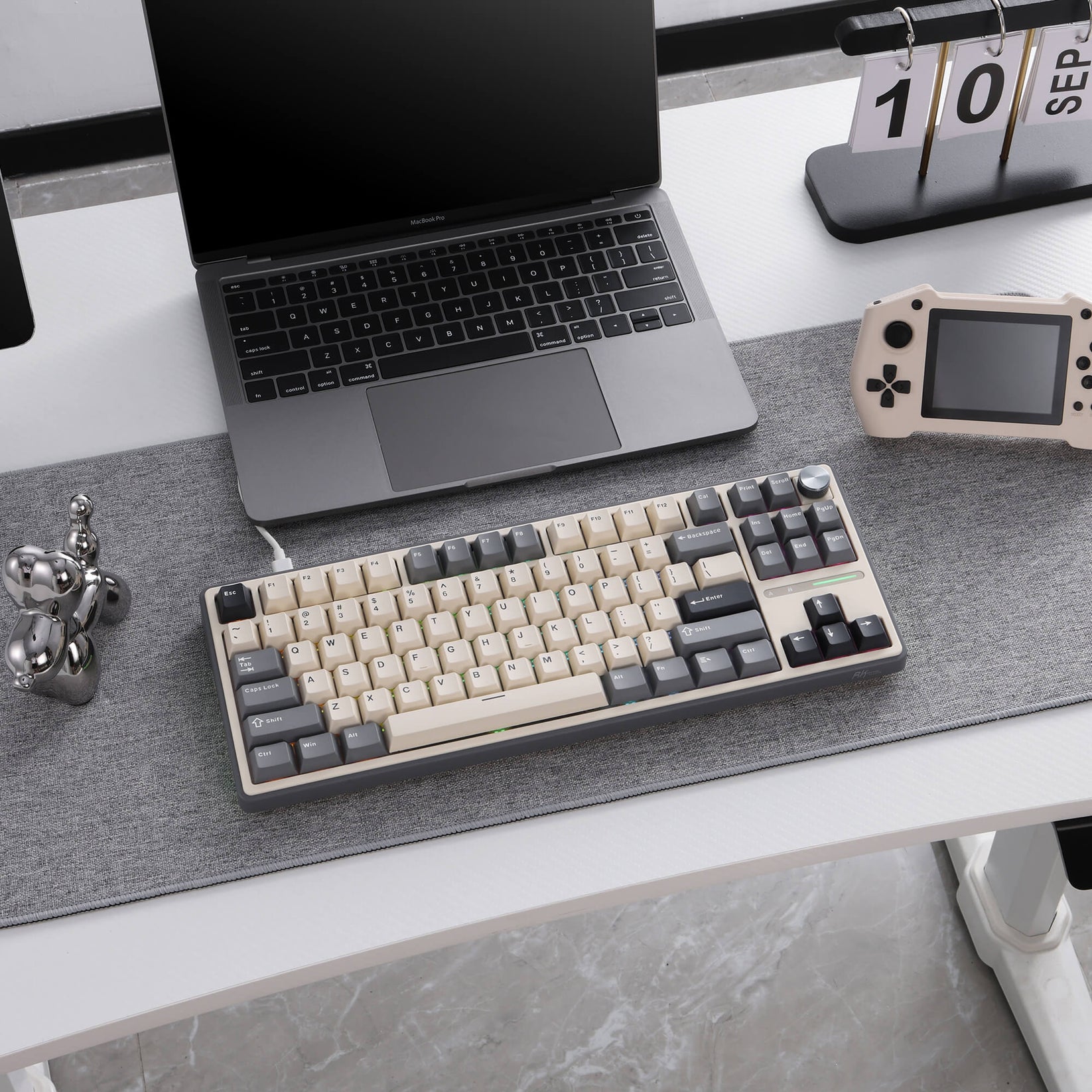 RK ROYAL KLUDGE R87 Pro Wired TKL Gasket Mount Gaming Keyboard with Hot ...