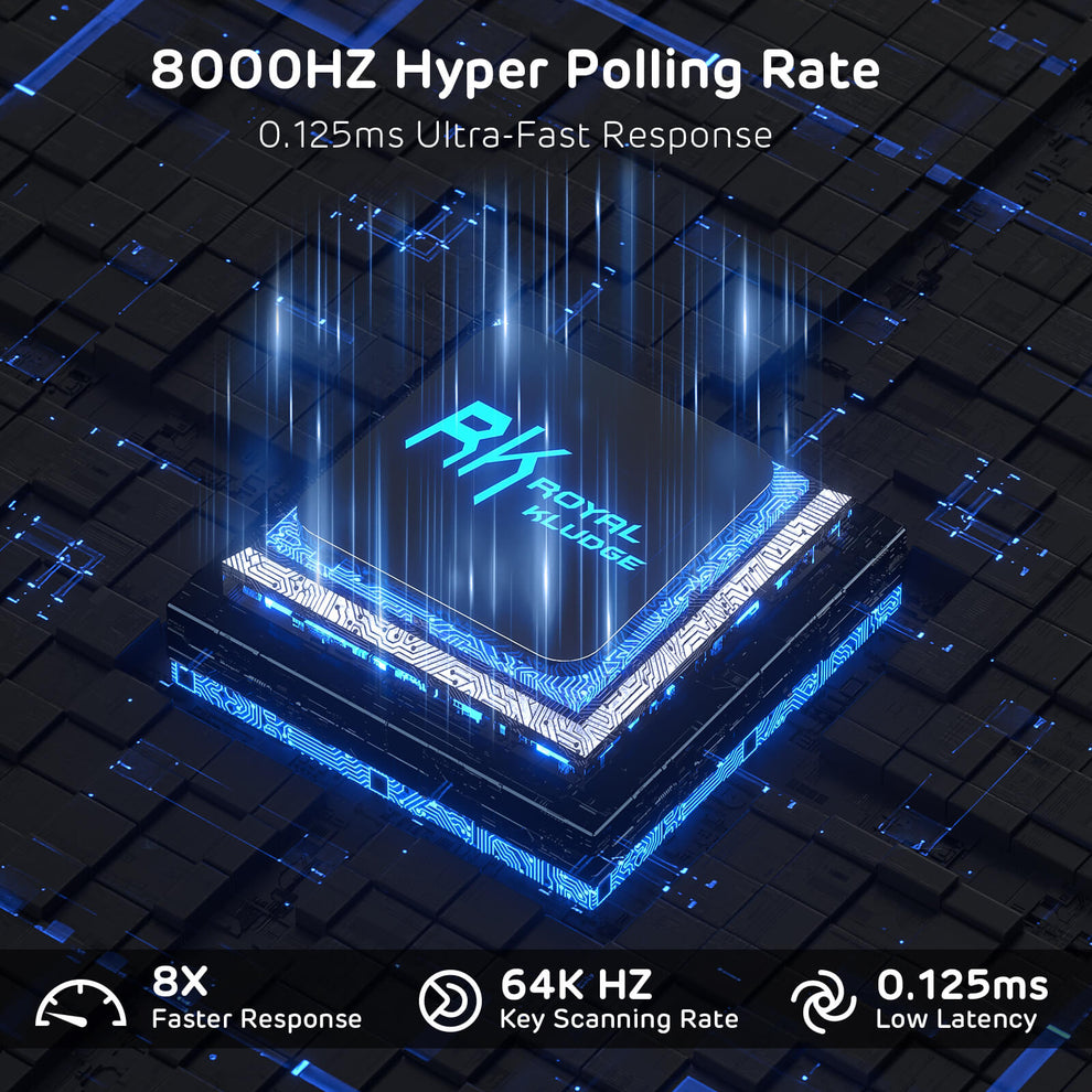 RK ROYAL KLUDGE C87 HE Hall Effect Gaming Keyboard | Rapid Trigger for ...