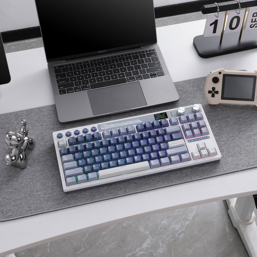 RK ROYAL KLUDGE M87 80% TKL Gasket Mount Wireless Gaming Keyboard – RK ...