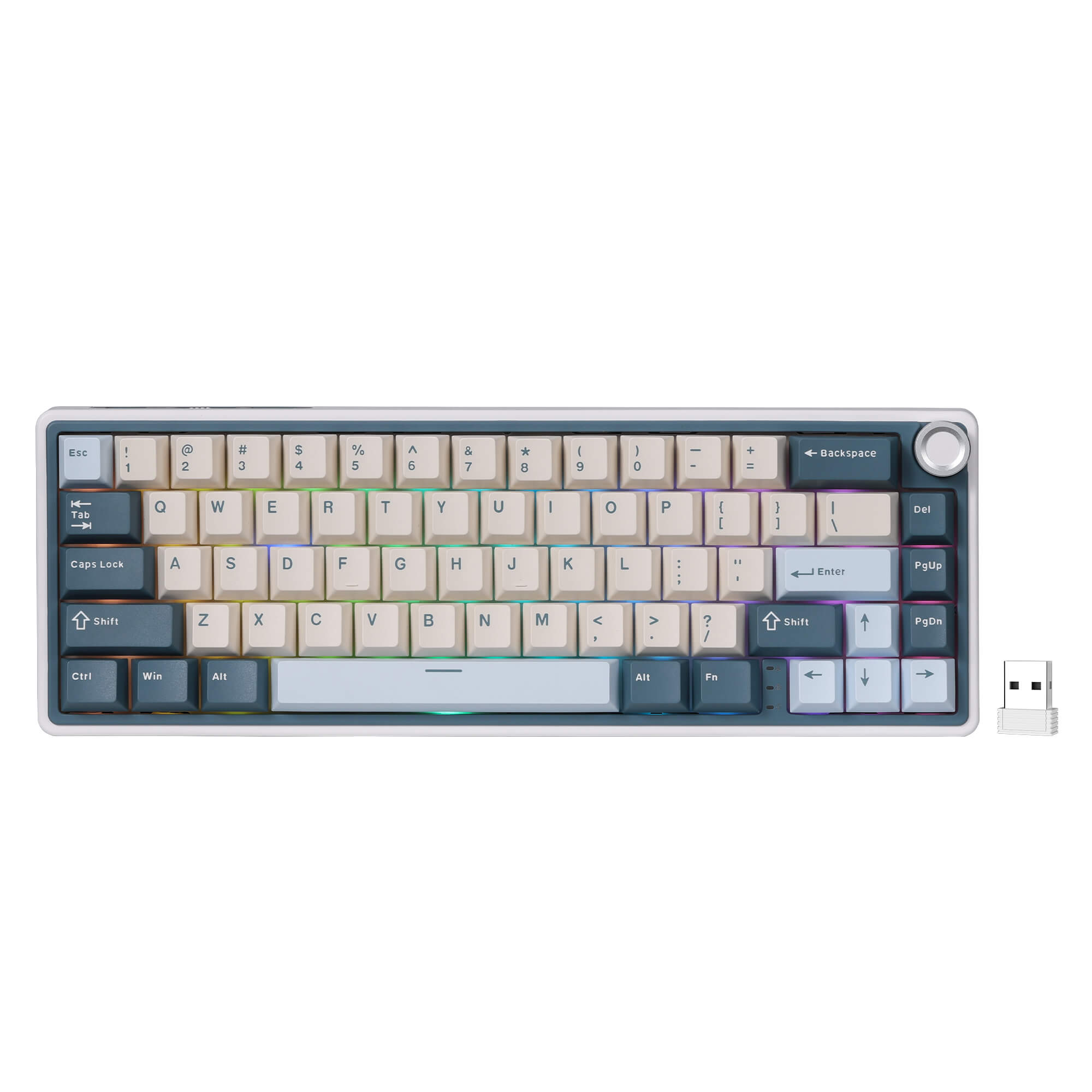 RK ROYAL KLUDGE R65 65% Wireless Gaming Keyboard Supports QMK/VIA ...
