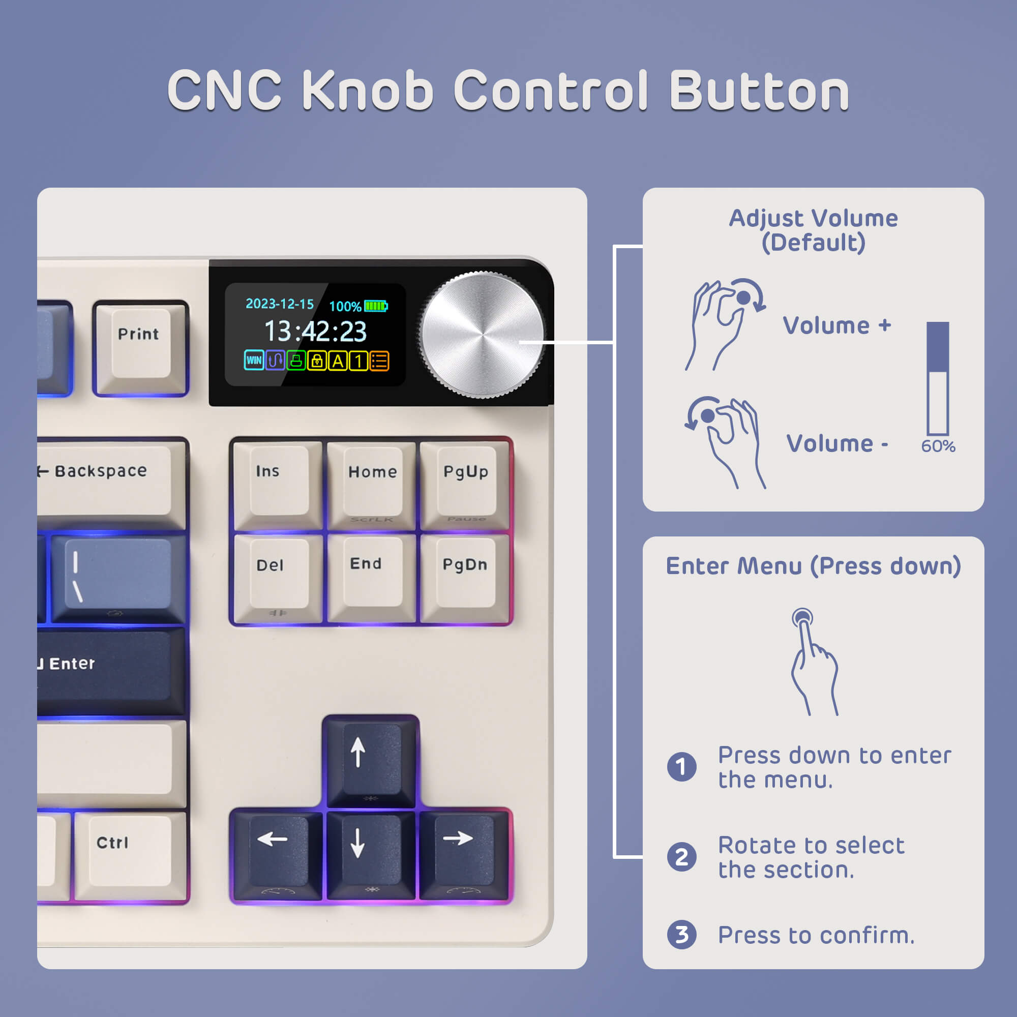 RK ROYAL KLUDGE S85 80% TKL Gasket Mount Wireless Gaming Keyboard ...