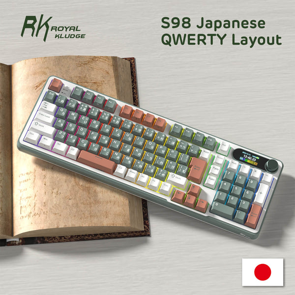RK ROYAL KLUDGE S98-JP 96% ワイヤレス メカニカルキーボード JIS配列 – RK Royal Kludge