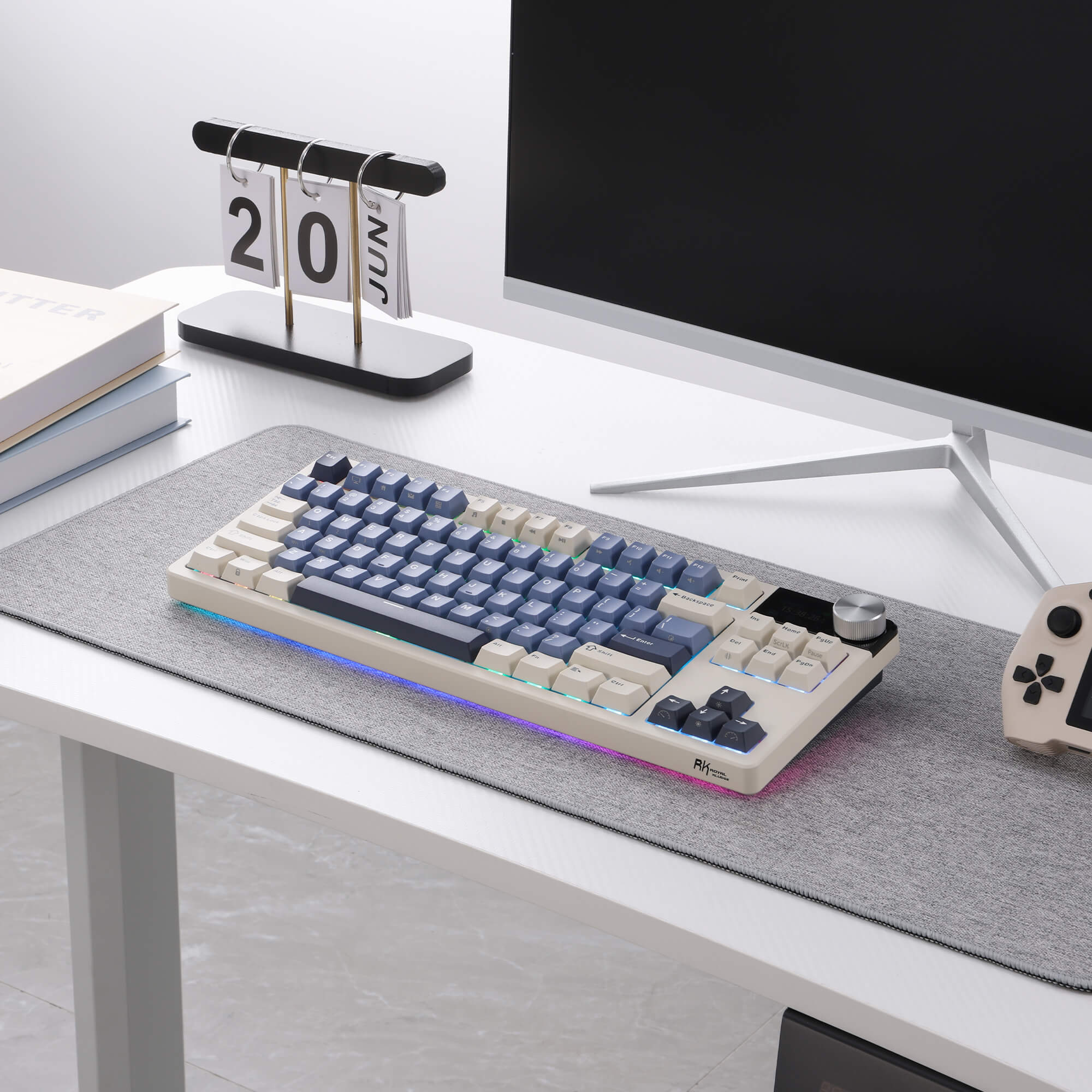 RK ROYAL KLUDGE S85 80% TKL Gasket Mount Wireless Gaming Keyboard ...