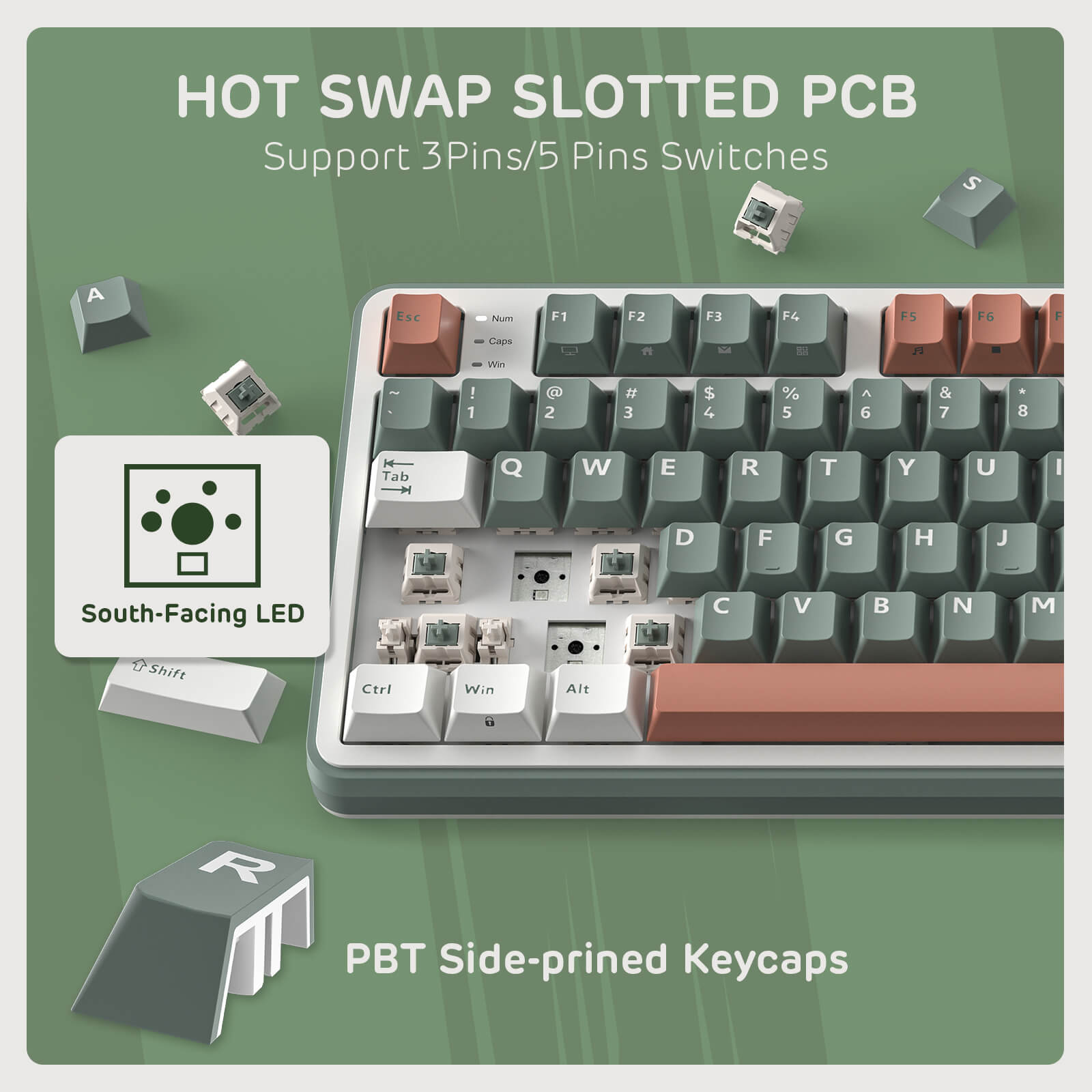 RK ROYAL KLUDGE S98 Wireless Hot-Swappable RGB Keyboard – RKgaming