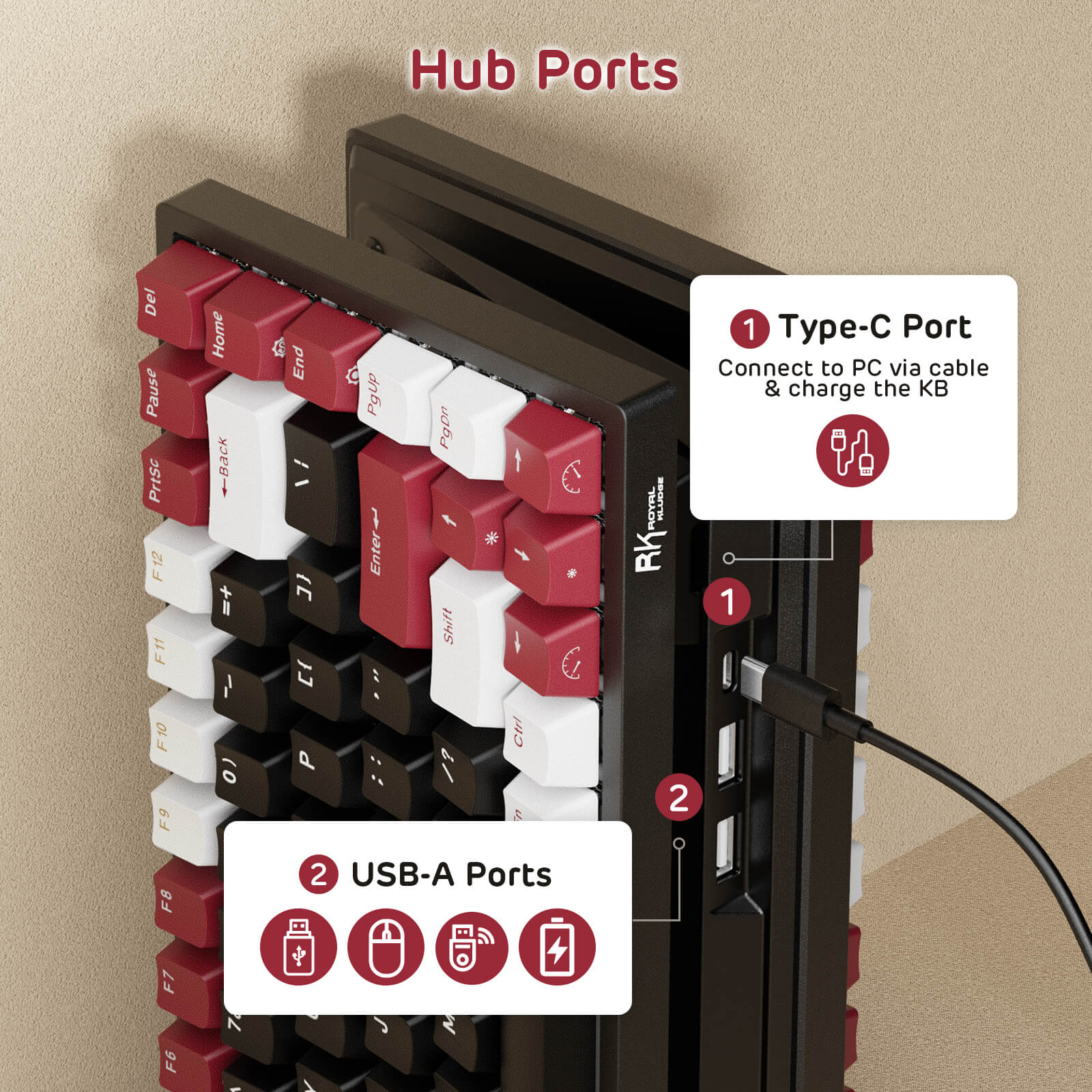 RK ROYAL KLUDGE RK84 Wireless RGB Limited Edition Keyboard – RKgaming