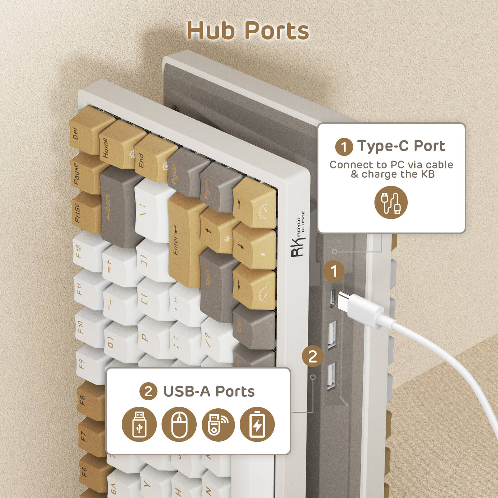 RK ROYAL KLUDGE RK84 Wireless RGB Limited Edition Keyboard – RKgaming