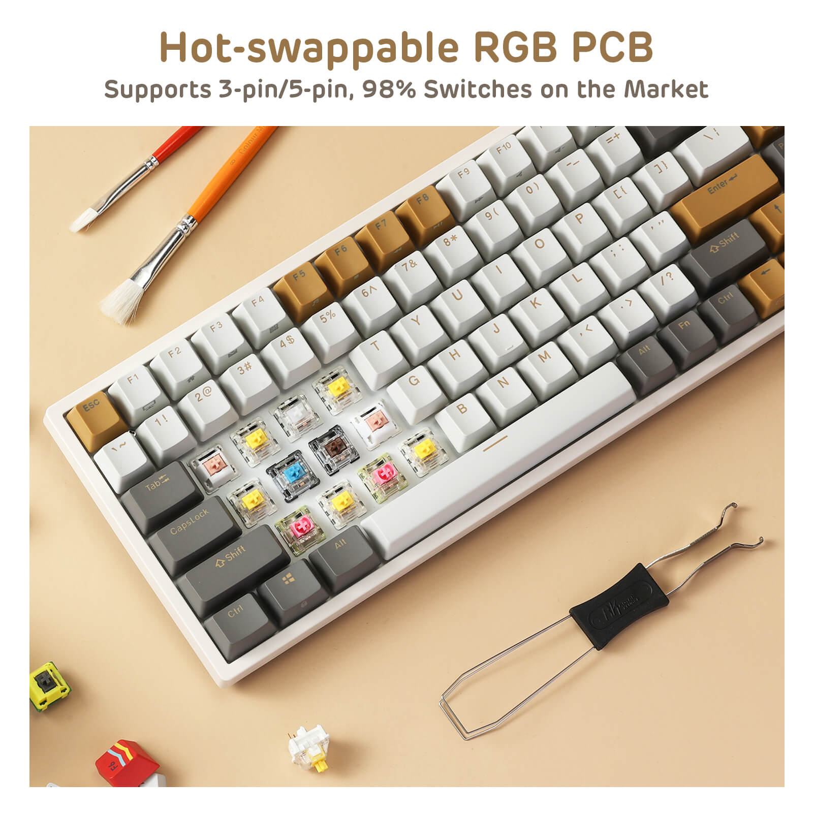 RK ROYAL KLUDGE RK84 Wireless RGB Limited Edition Keyboard – RKgaming