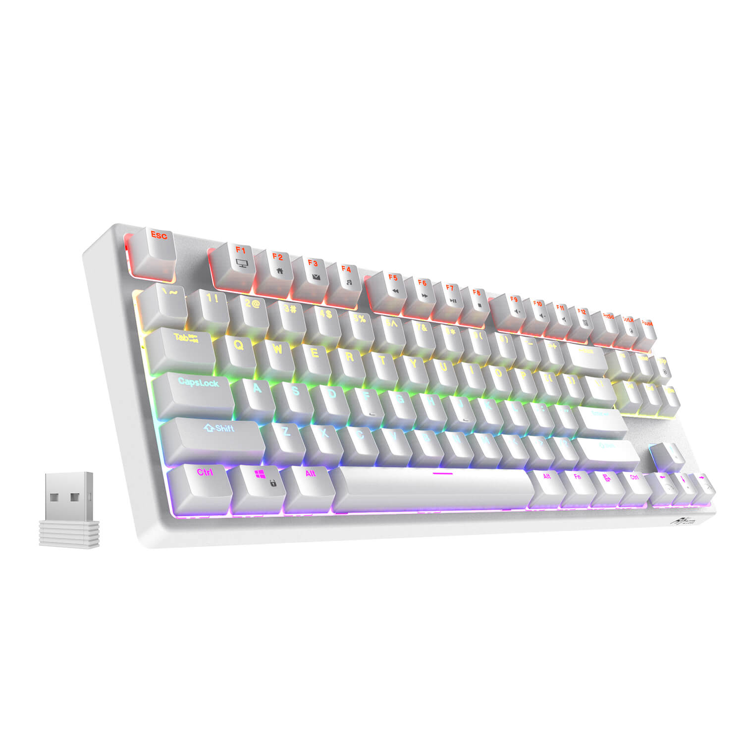 ROYAL KLUDGE RK87 80 Percent Wireless TKL Mechanical Gaming Keyboard ...