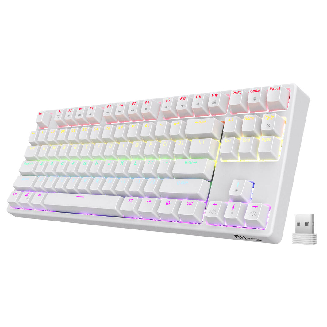 RK ROYAL KLUDGE Sink87G Wireless Tenkeyless (TKL) Mechanical Keyboard ...
