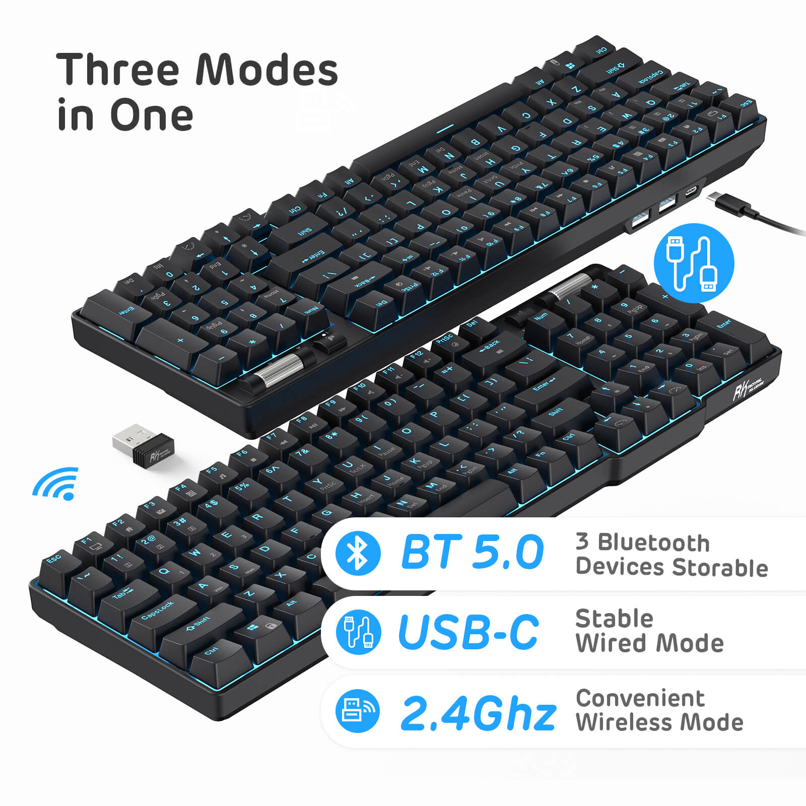 RK96 96% Wireless Mechanical Keyboard – RKgaming