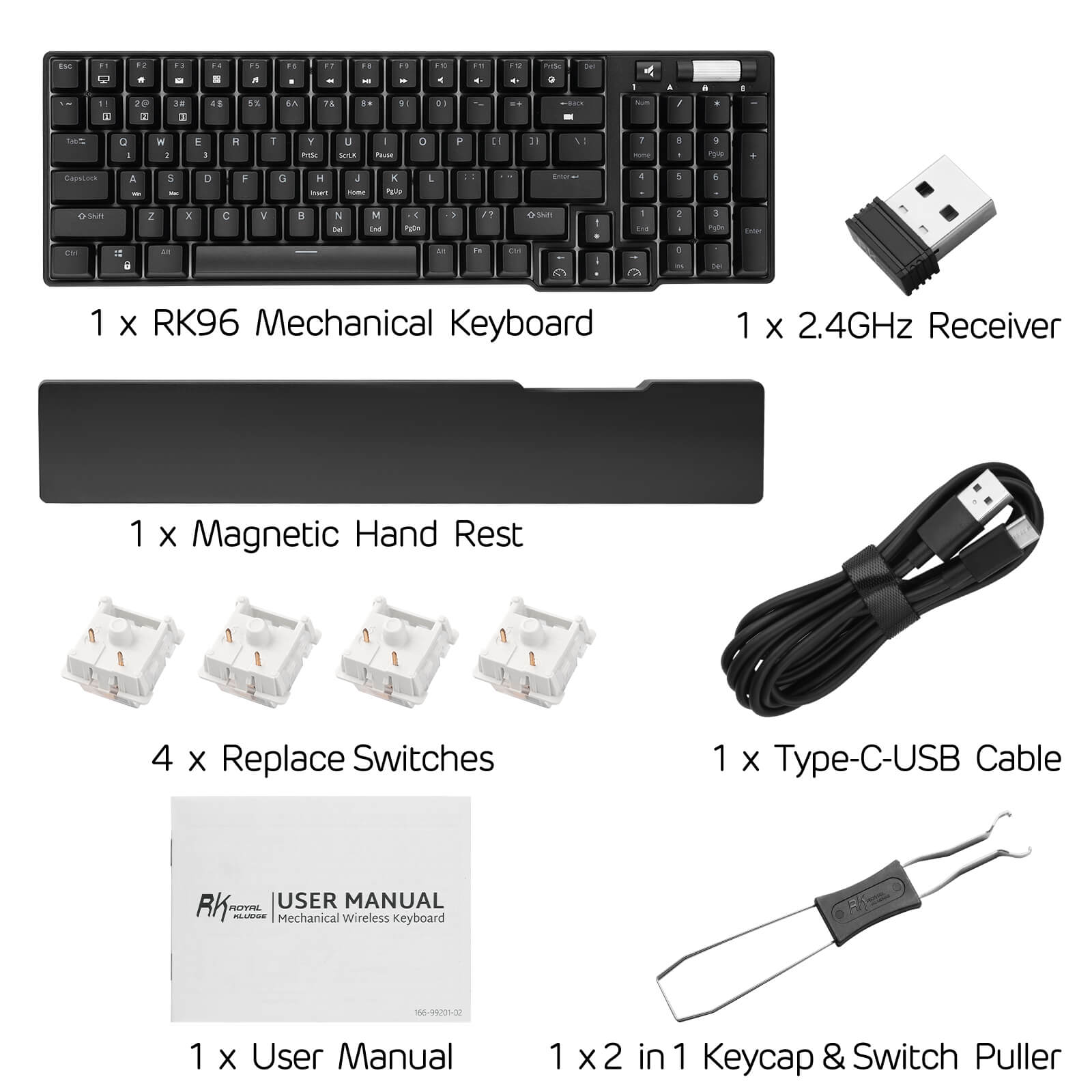 RK96 96% Wireless Mechanical Keyboard – RKgaming