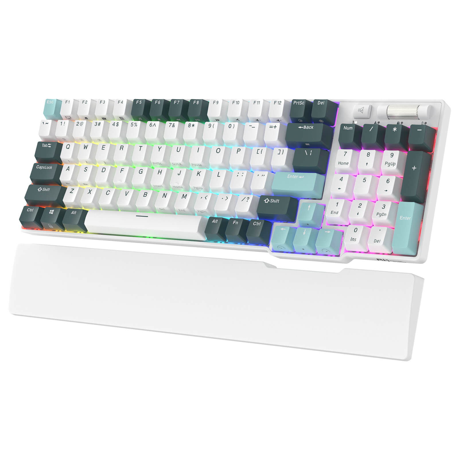 RK ROYAL KLUDGE RK96 Wireless Hot-Swappable RGB Keyboard, Camp Green ...