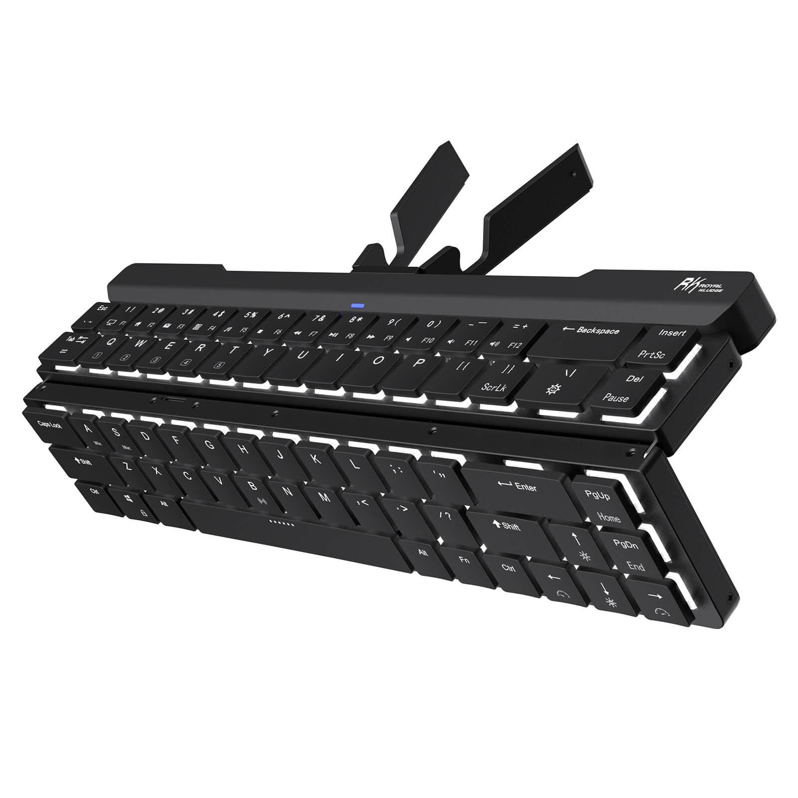 RK ROYAL KLUDGE RK925 60% Wireless Bluetooth Foldable Mechanical ...
