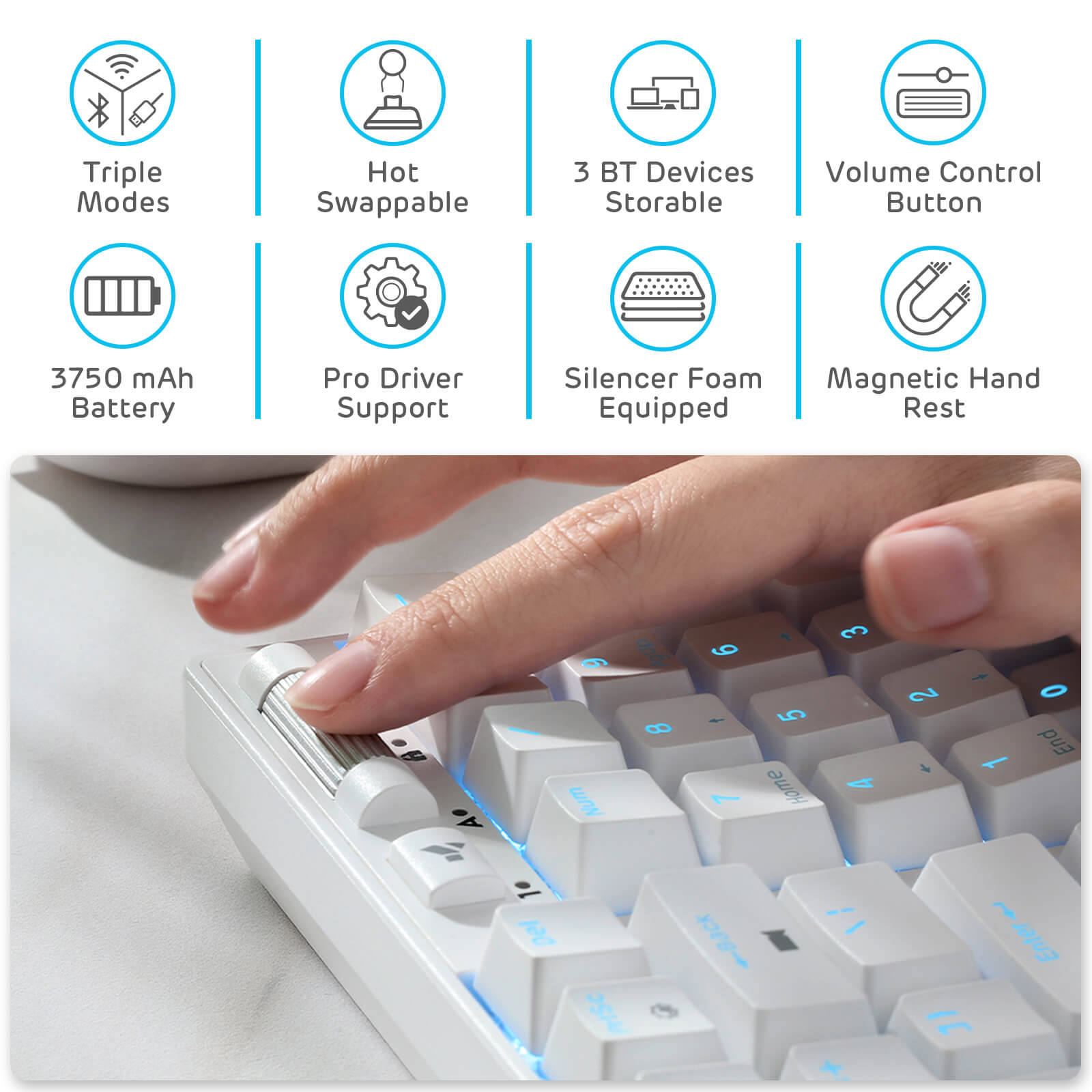 RK96 96% Wireless Mechanical Keyboard – RKgaming