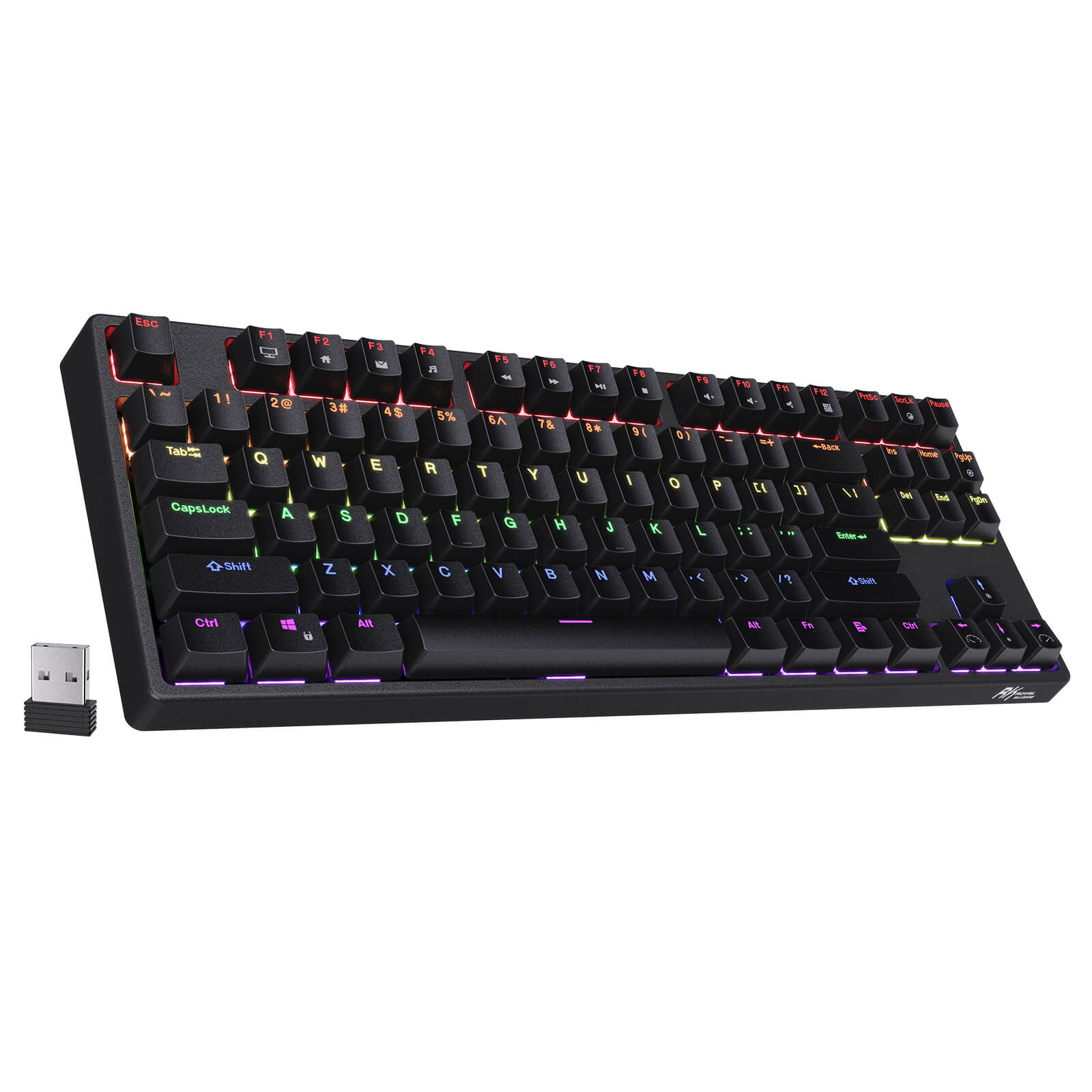 ROYAL KLUDGE RK87 80 Percent Wireless TKL Mechanical Gaming Keyboard ...