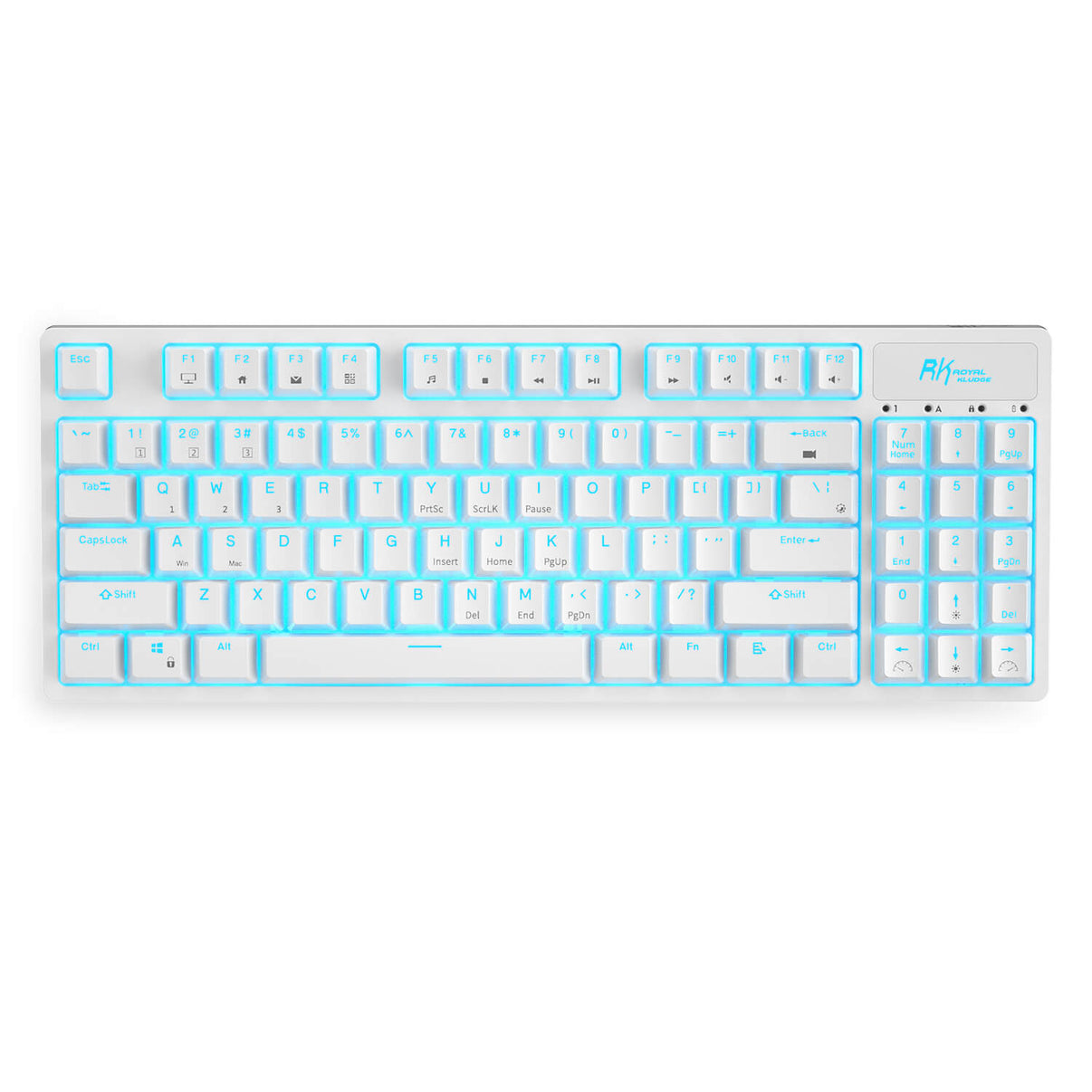 RK ROYAL KLUDGE RK89 85% Triple Mode Hot Swappable Mechanical Keyboard ...